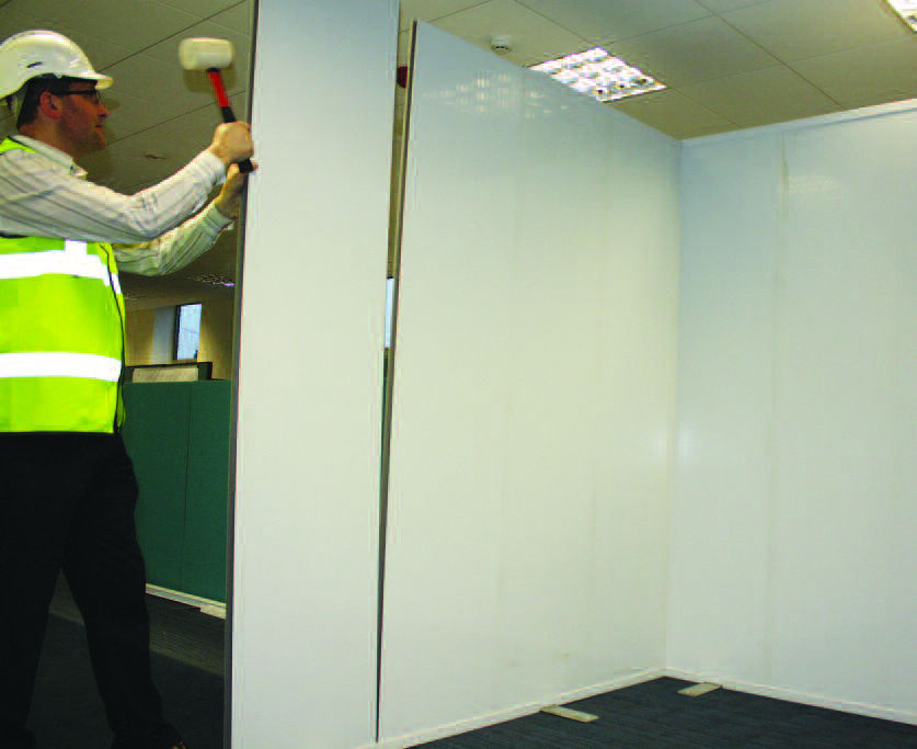 Hoardfast Standard uPVC temporary internal hoarding | Westgate Global ...