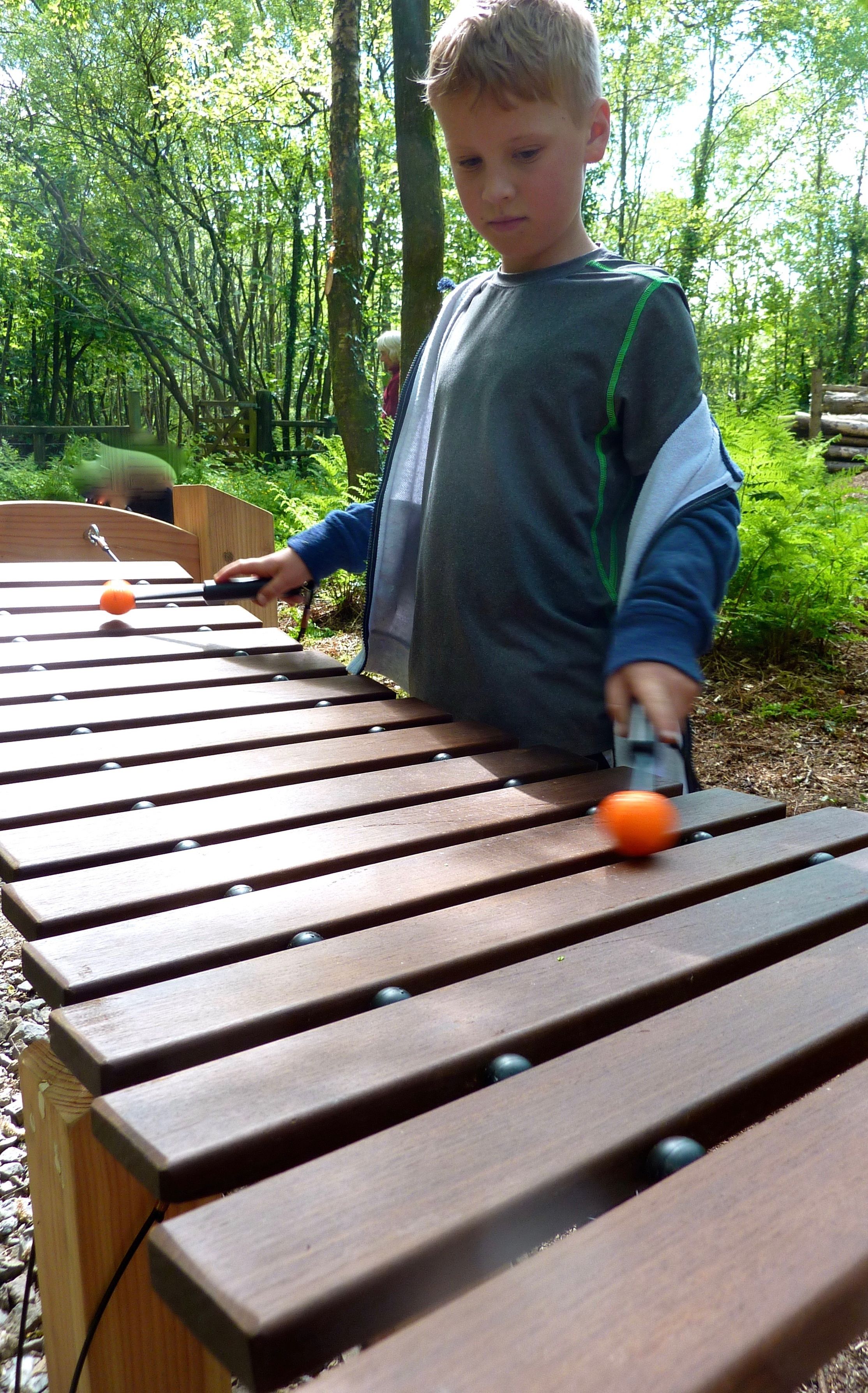 Horizontal xylophone outdoor musical instrument | Acoustic Arts | ESI ...
