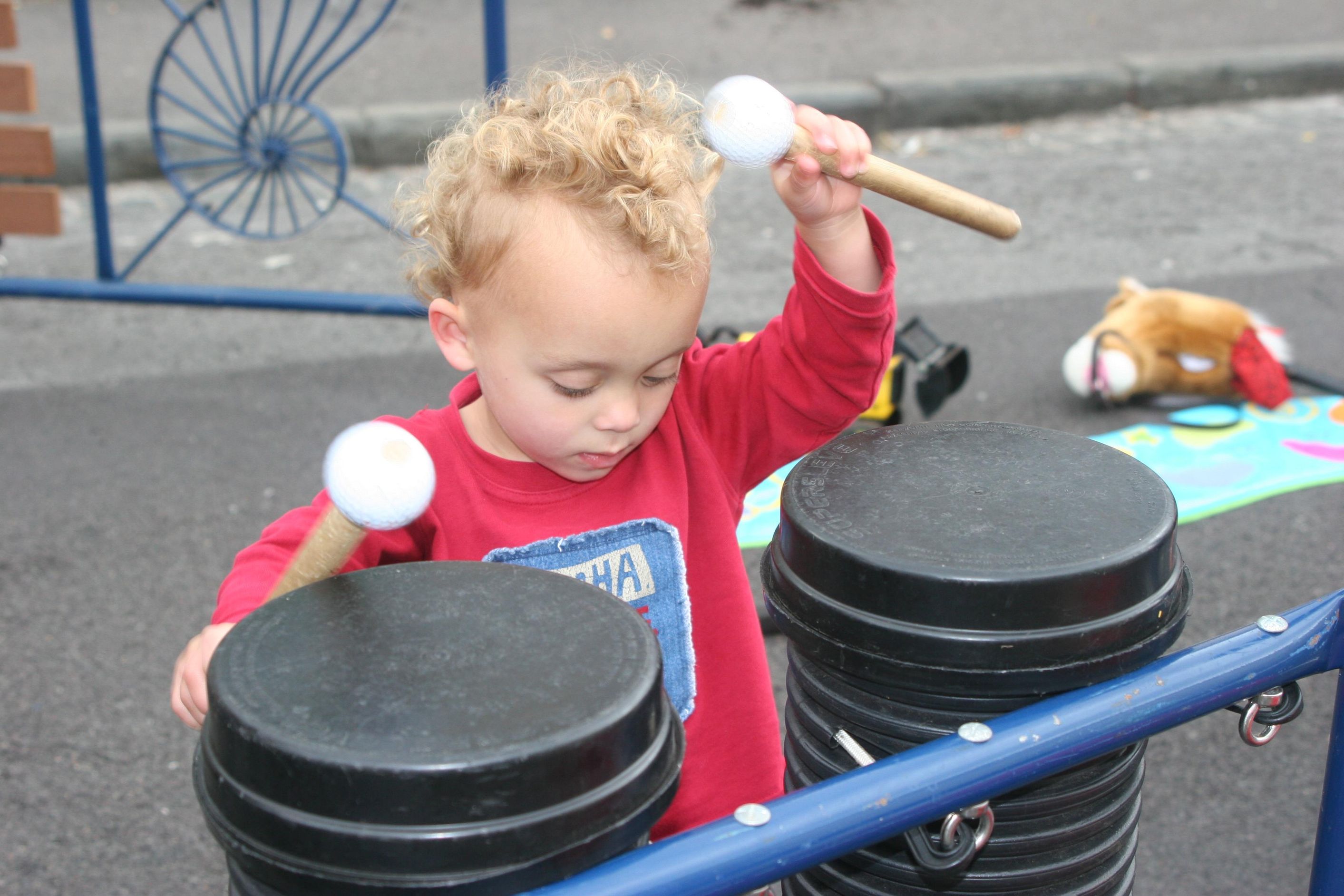 Pipe Drums for outdoor musical play | Acoustic Arts | ESI External Works
