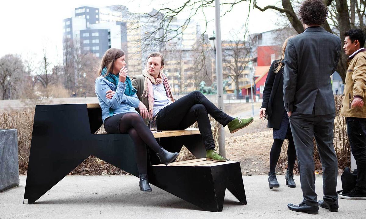 STOOP bench | Vestre Ltd | ESI External Works