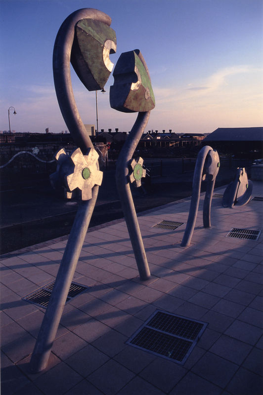 Images for Slipstream nautical-themed sculpture - Dalmarnock Bridge