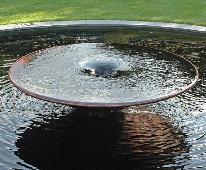 Whirlpool water sculpture | Giles Rayner ARBS