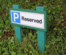 100% recycled plastic sign post | NBB Recycled Furniture | ESI External ...