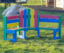 Buddy Bench - 100% recycled plastic school bench | NBB Recycled ...