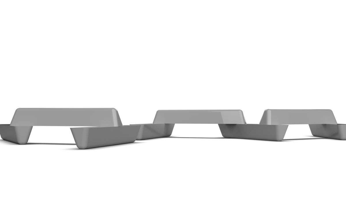 Rely Bench - 3D printed concrete security bench for public spaces | Images