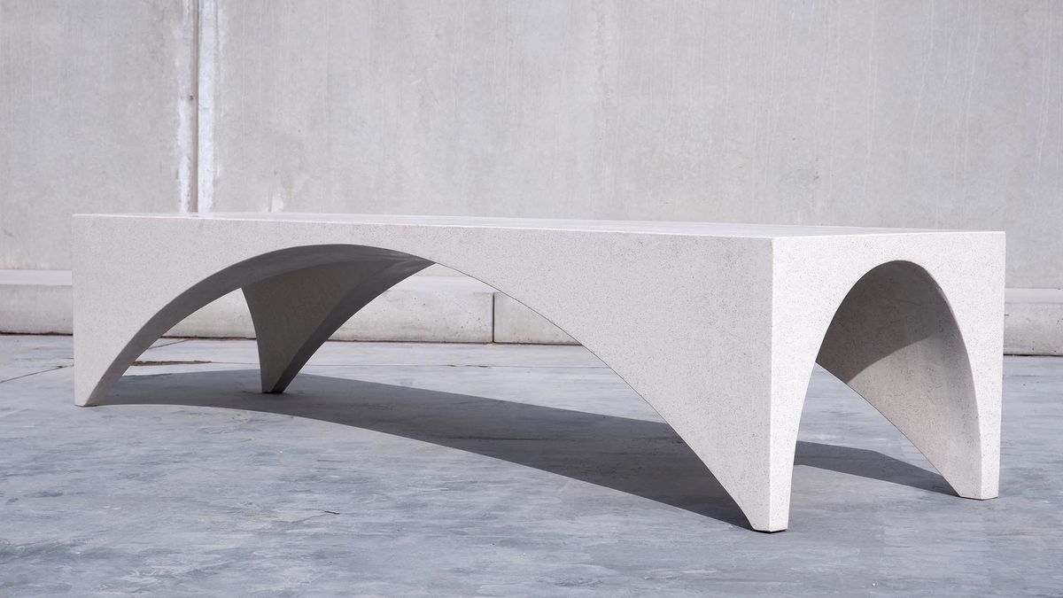 Images for SALTA BENCH - concrete U-bench with arches