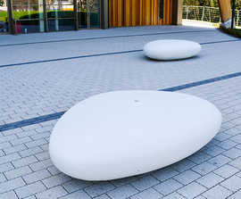 Stone seating for Montem Ice Arena, Slough | Artform Urban Furniture ...