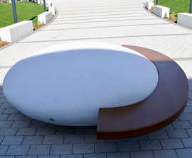 Stone seating for Montem Ice Arena, Slough | Artform Urban Furniture ...
