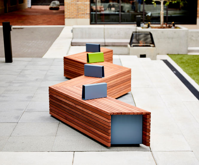 Parallel 42 bench by Landscape Forms | Artform Urban Furniture