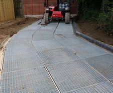 Tree root protection for new driveway - Kidlington | Green Grid Systems