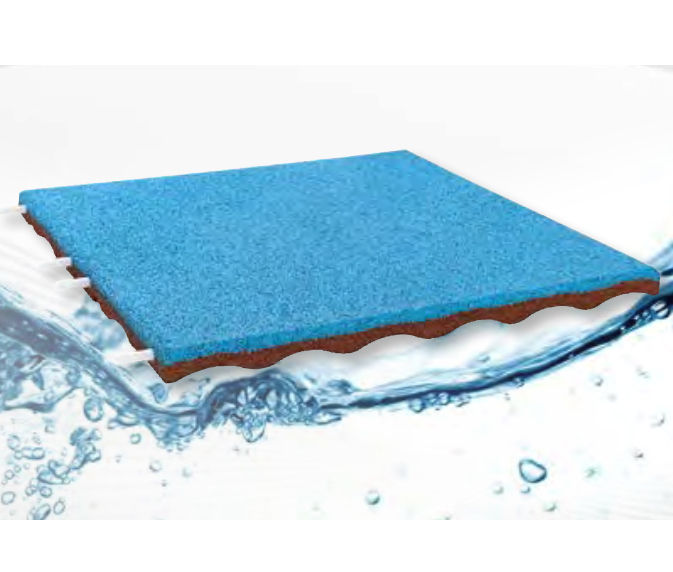 Images for EUROFLEX® EPDM impact protection Aqua slabs