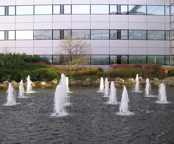 Commercial Building Water Feature