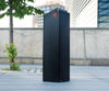 Crystal All-steel Litter Bin for smokers | mmcité UK