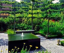 Water Table - illuminated aluminium water feature | Taylor Made ...