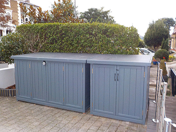 Images for Handmade timber bin stores