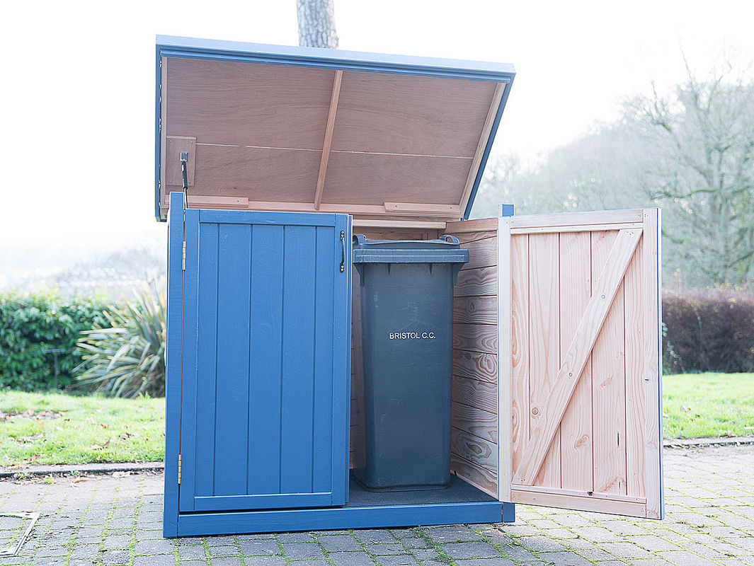 Images for Handmade timber bin stores