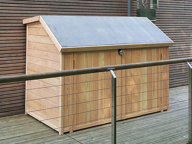 Spokeshed 5 secure solid FSC timber bike shed (5 bikes) | The Bike Shed ...