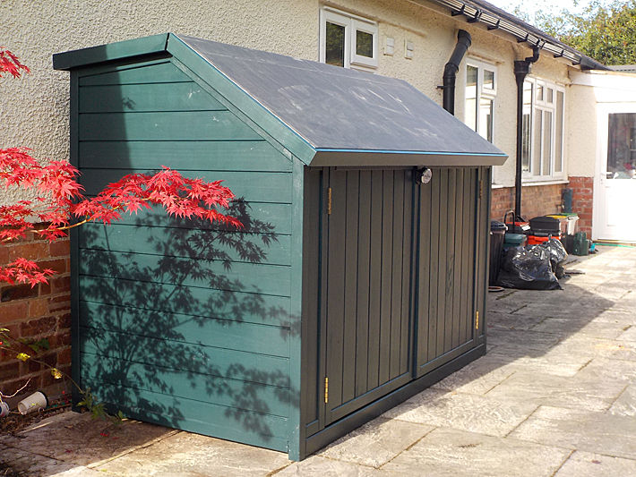 Spokeshed 5 secure solid FSC timber bike shed (5 bikes) | The Bike Shed ...