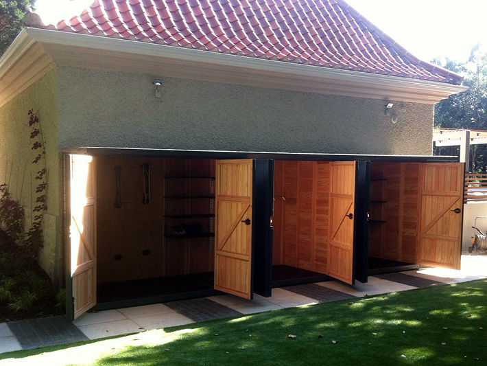 V-shed vertical space-saving bike shed and general storage unit | The ...
