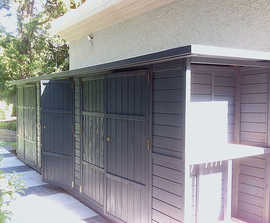 V-shed vertical space-saving bike shed and general storage unit | The ...