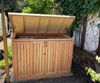Slatted timber bin store | The Bike Shed Company