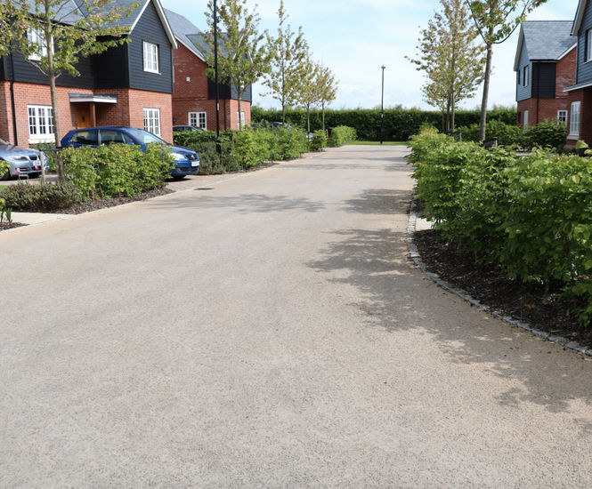 Surfacing for housing development pathways and roads | NatraTex