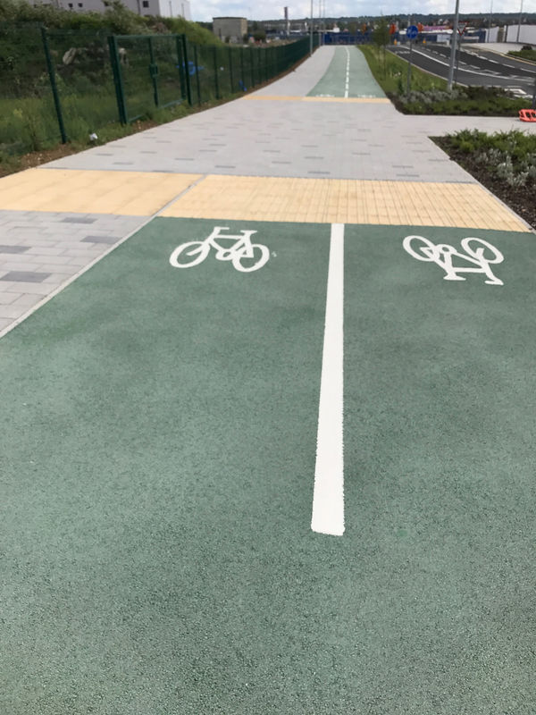 NatraTex coloured surfacing for cycleways | Images