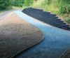 Rootlok system for vegetated retaining wall on footway | GeoGrow