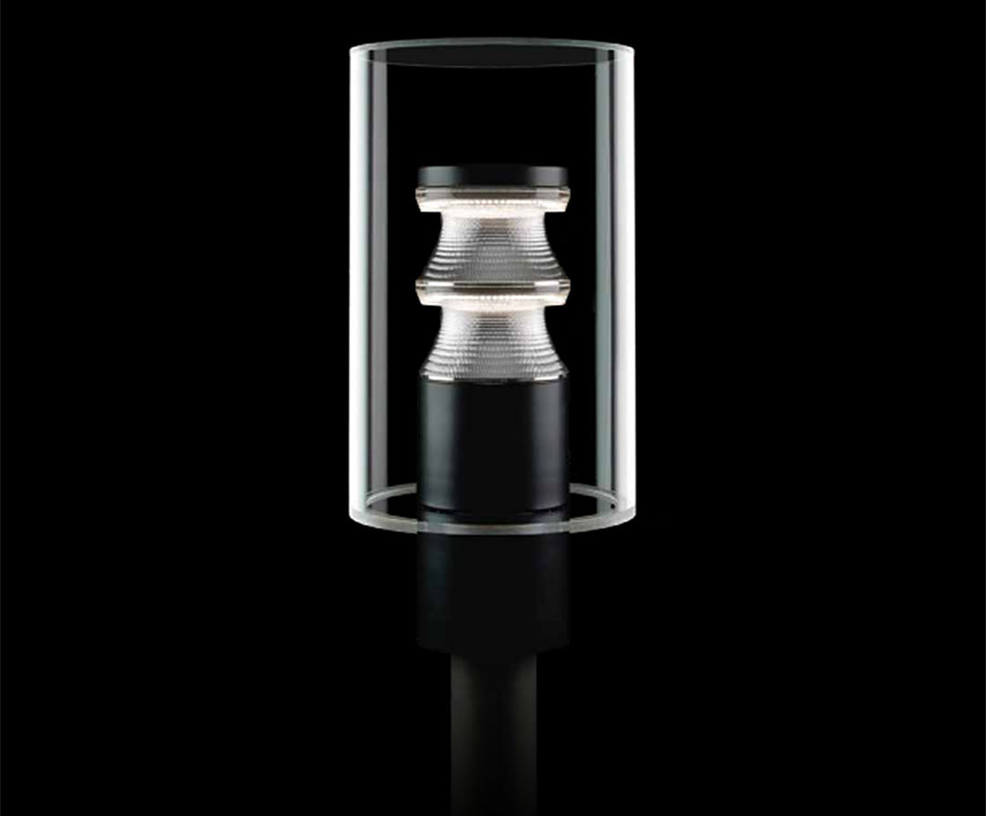 Aira Cylinder pole-top pendant luminaire | Selux UK | ESI External Works