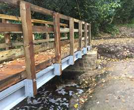 Timber pedestrian, bridle and cycle kit form bridges | Bison Bridges ...