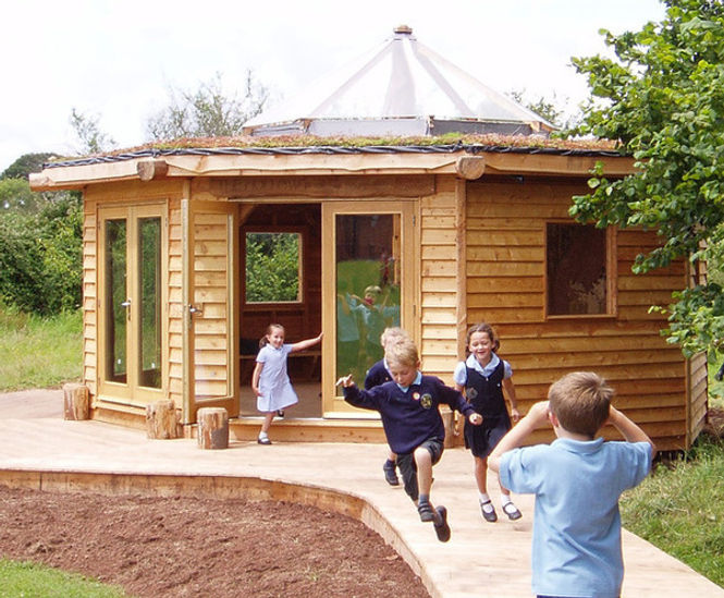Bespoke timber-framed outdoor classrooms | Roundwood Design