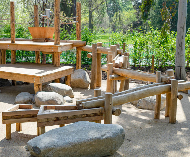 Log Trough for water play (SA.1.03) | Duncan & Grove