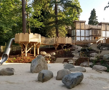 Bespoke themed playground - Hever Castle | Duncan & Grove | ESI ...