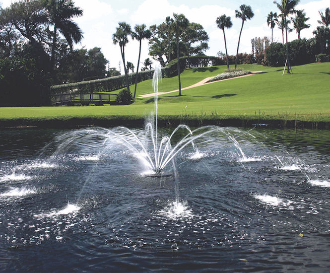 Evolution floating pond fountains | Heathland Group
