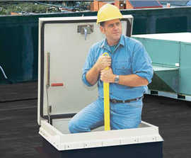 LadderUp® safety post | Bilco UK | ESI Building Design