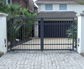 Security entrance gates | Harling Security Solutions | ESI External Works