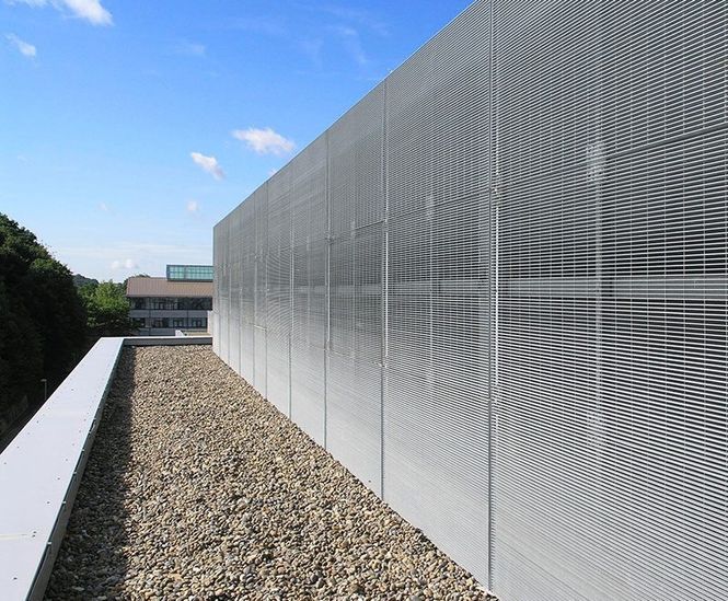 Architectural grating screens - Suffolk New College | Lang+Fulton
