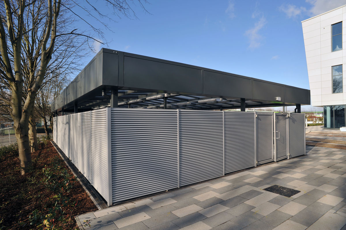 Images for Bespoke cycle compound and bin store for bet365 HQ