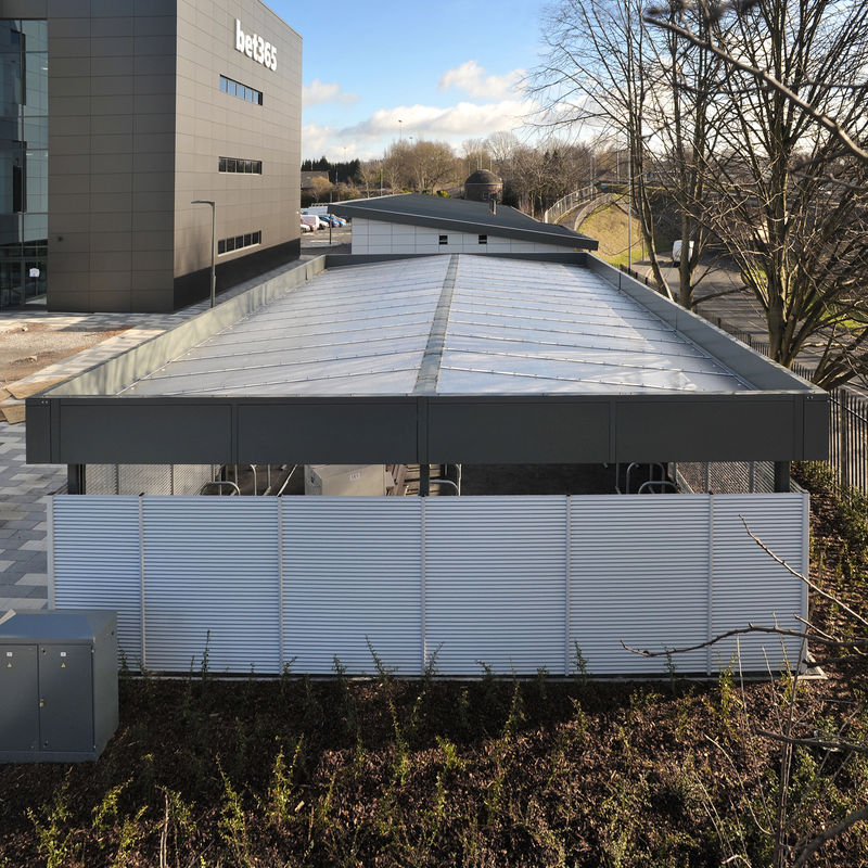 Images for Bespoke cycle compound and bin store for bet365 HQ