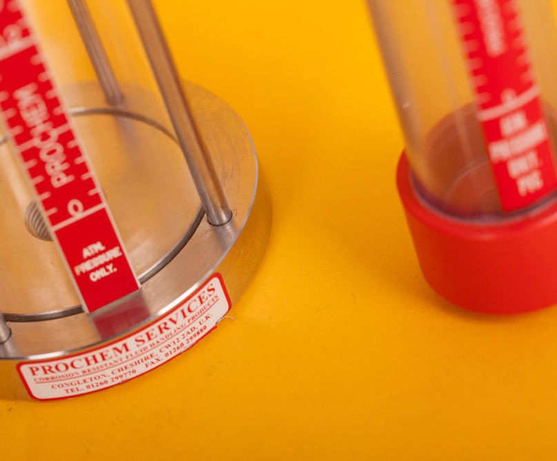 Calibration Pots - vessels for dosing pump flow measurement | Images