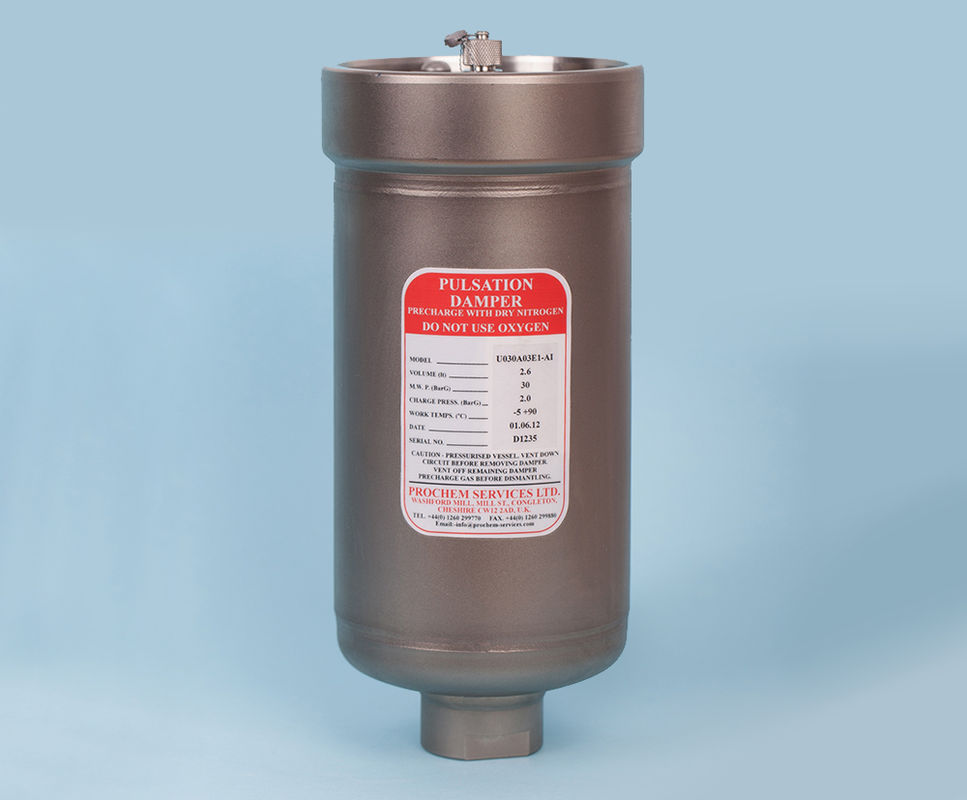 Prochem Pulsation Dampers - flow stabilizers for dosing pump systems ...