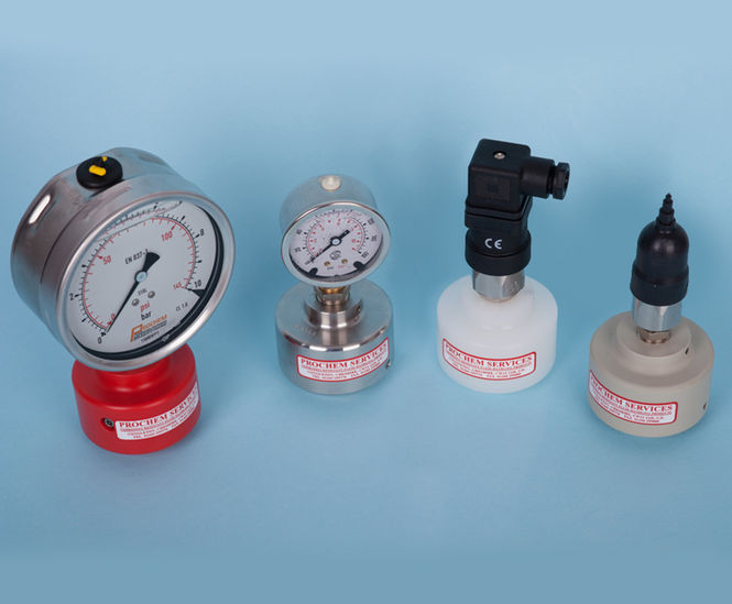 Prochem Diaphragm Seals - chemical-resistant gauge isolators | Prochem ...