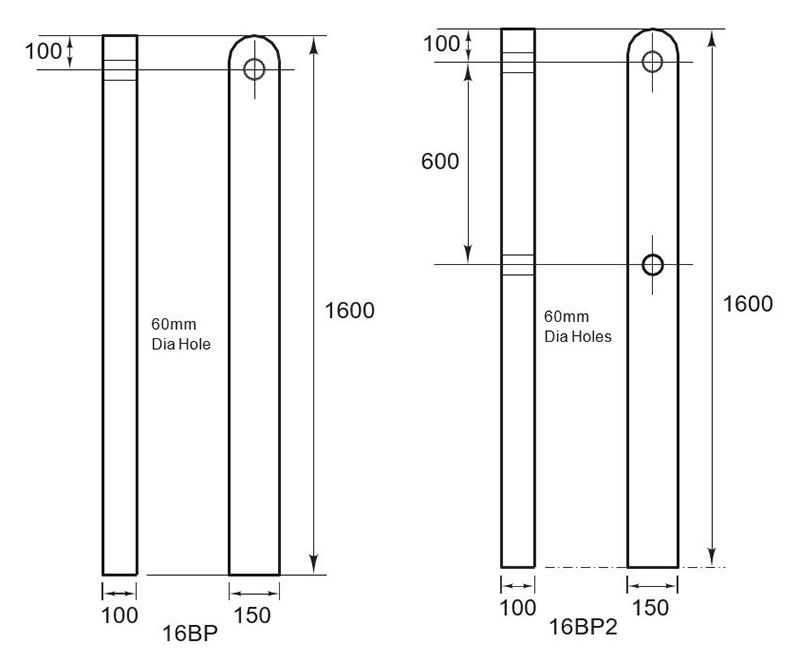 Concrete post and rail system with 60mm steel tubing | Images