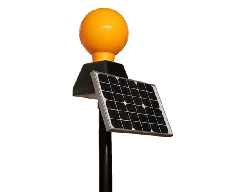 Solar-powered Belisha beacon - 100,000 hours | Street Furnishings | ESI ...