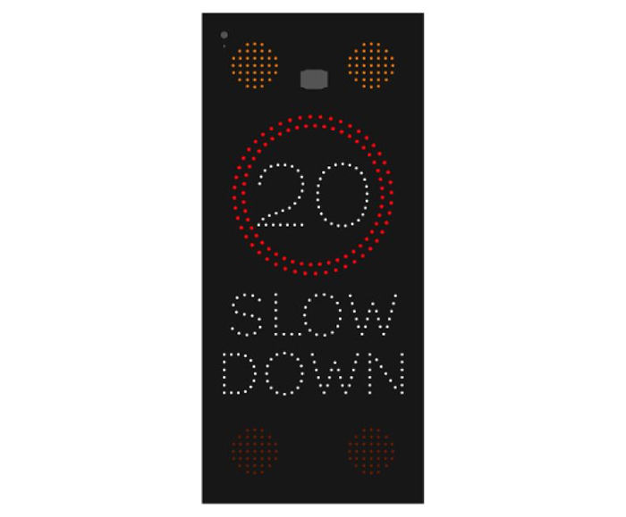 Vehicle-activated traffic signs | Images