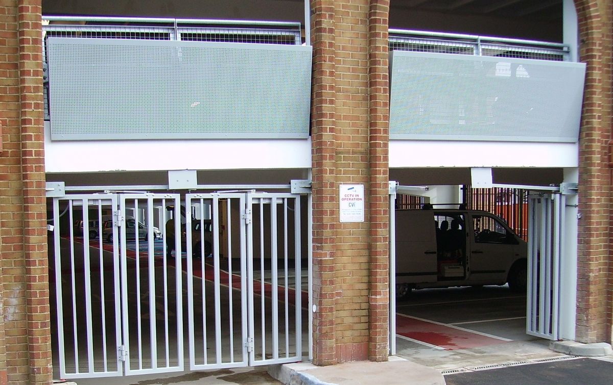 Images for Bi-folding security entrance gates