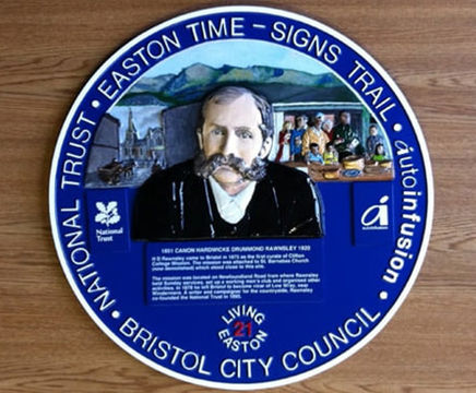Bespoke 3D hand-modelled plaques for walls and pavements | Ward Signs