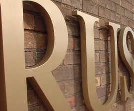 Built-up stainless steel architectural lettering | Ward Signs | ESI ...