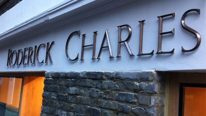 Traditional cast bronze architectural lettering | Images