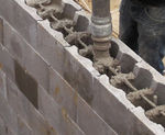 Concrete block retaining walls | EXTERNAL WORKS